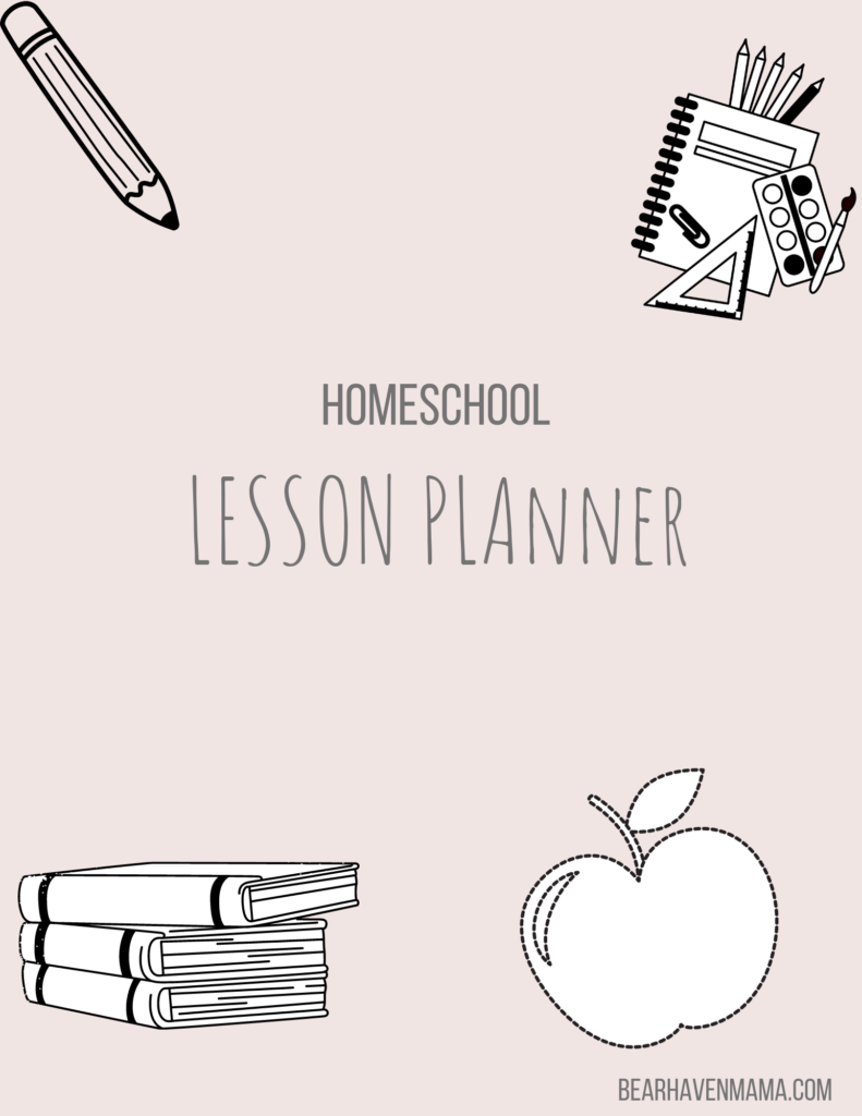 Free Homeschool Teacher Printable Planner - Misfit Mama Bear Haven